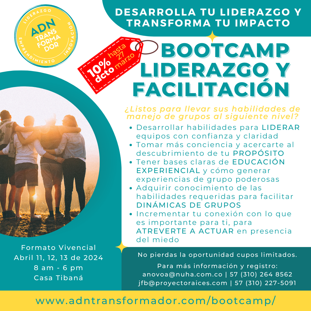 BOOTCAMP Liderazgo y Facilitación – ADN Transformador